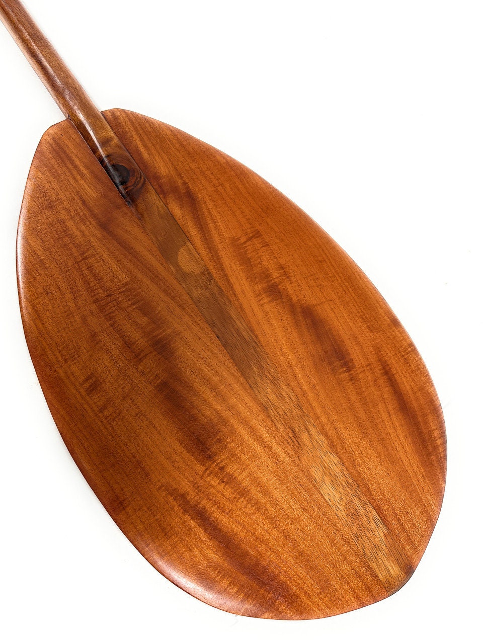 Light Blonde Tiger Curls Koa Outrigger Paddle 60 Inch Steersman - Made ...