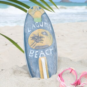 Laguna Beach Surf Sign 14" W/ Fin - Surfing Decor Accents | #bds1208435 ...
