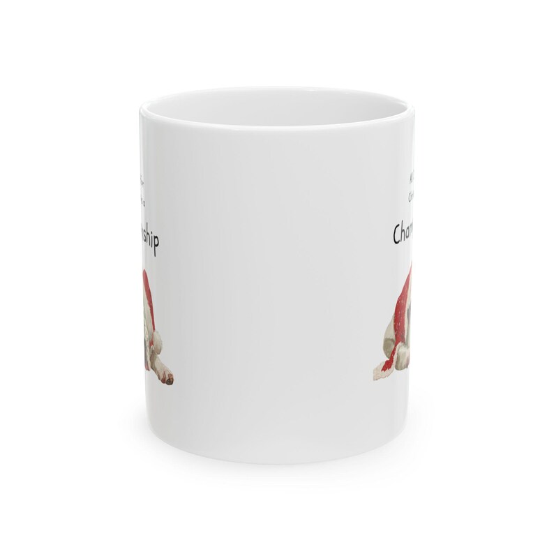 Georgia Bulldog Ceramic Mug, Champions, Holiday, Christmas Coffee Mug ...