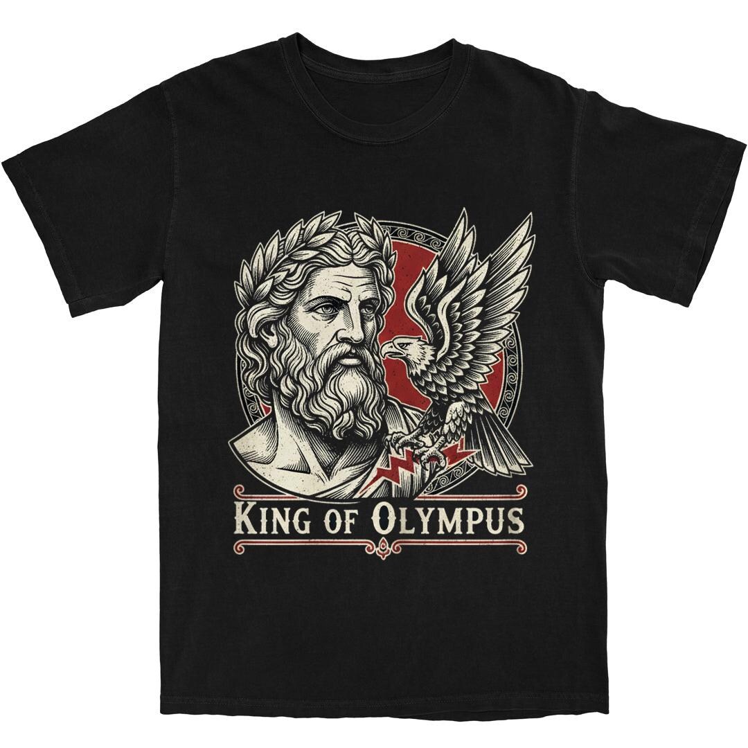 Zeus King of the Gods Shirt •greek Mythology Shirt •ancient God Shirt ...