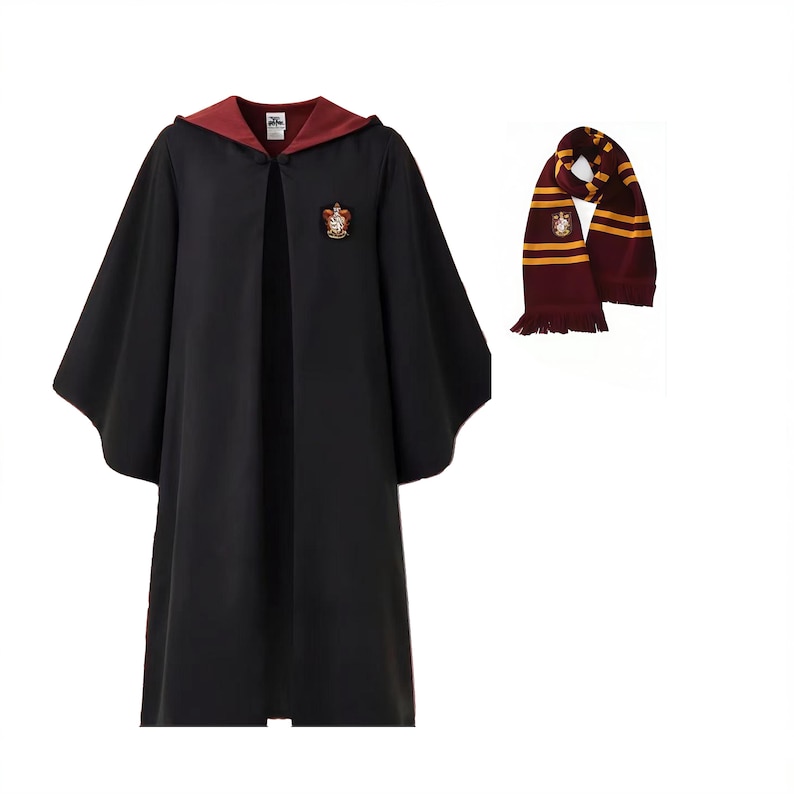 Wizard School Uniform Cosplay Set Four Color Styles Student Robe Outfit for Halloween Party ...