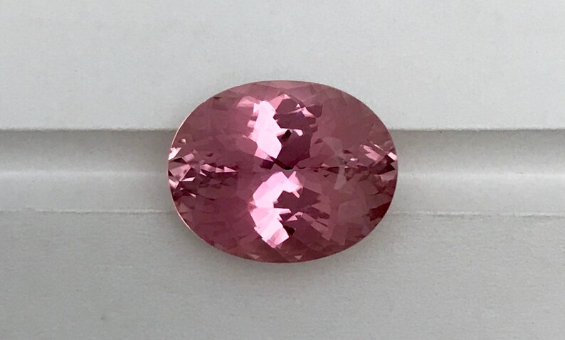 Pink Tourmaline Oval Facet Gemstones, 7.46 Cts, Loose Gemstone ...