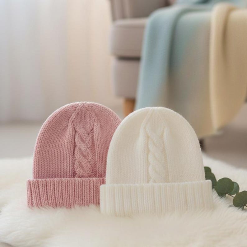Baby Cable Knit Beanie Pattern – Easy, Cozy, and Perfect for Beginners ...
