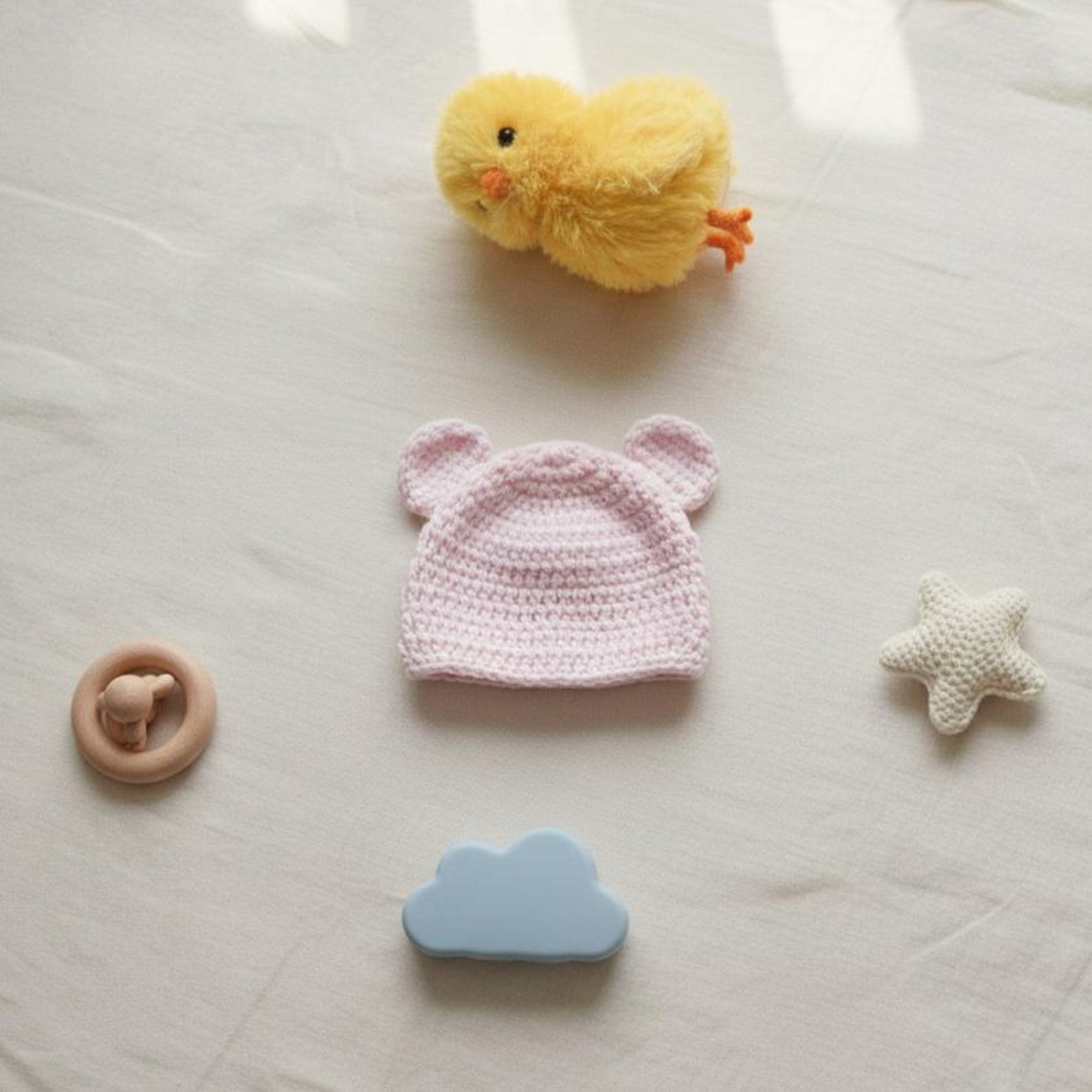 Crochet Baby Cardigan and Bear Hat Pattern, Teddy Bear Baby Set ...
