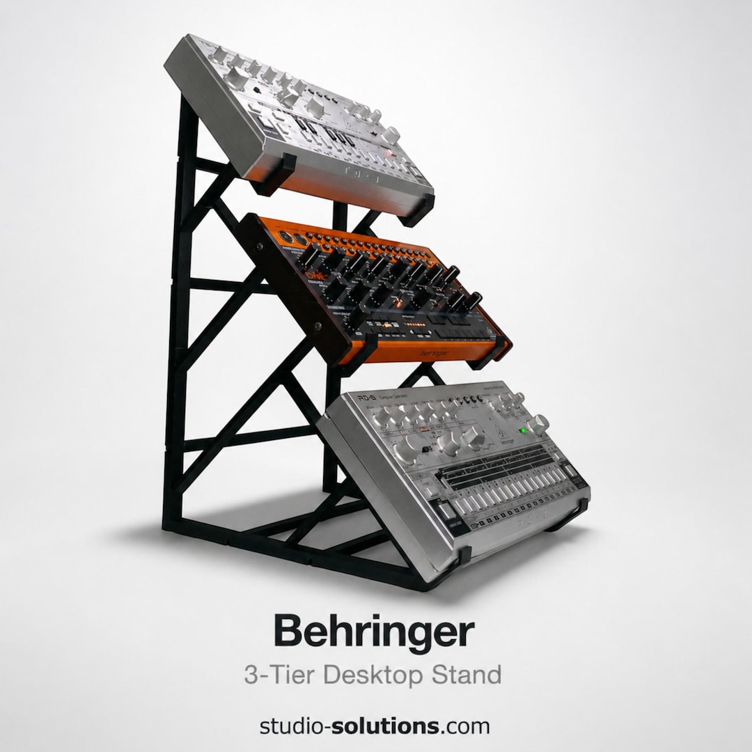 Behringer 3 Tier Stand | Crave TD-3 Edge Rack | Triple Synth Stand ...