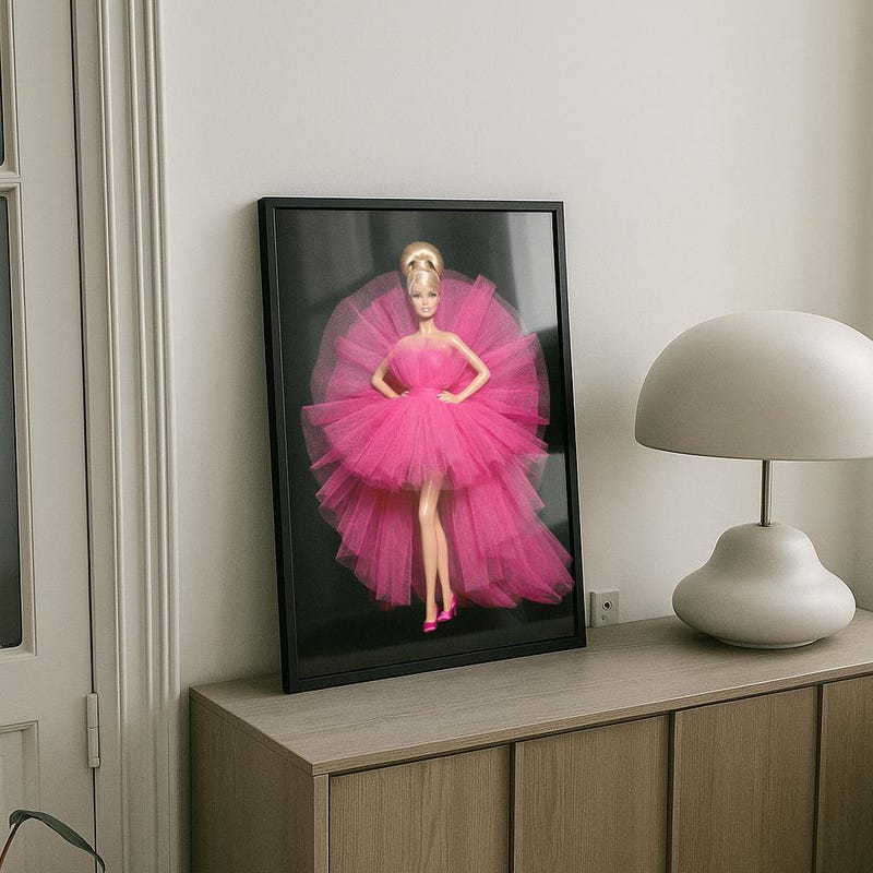 Hot Pink Aesthetic Barbie - Etsy