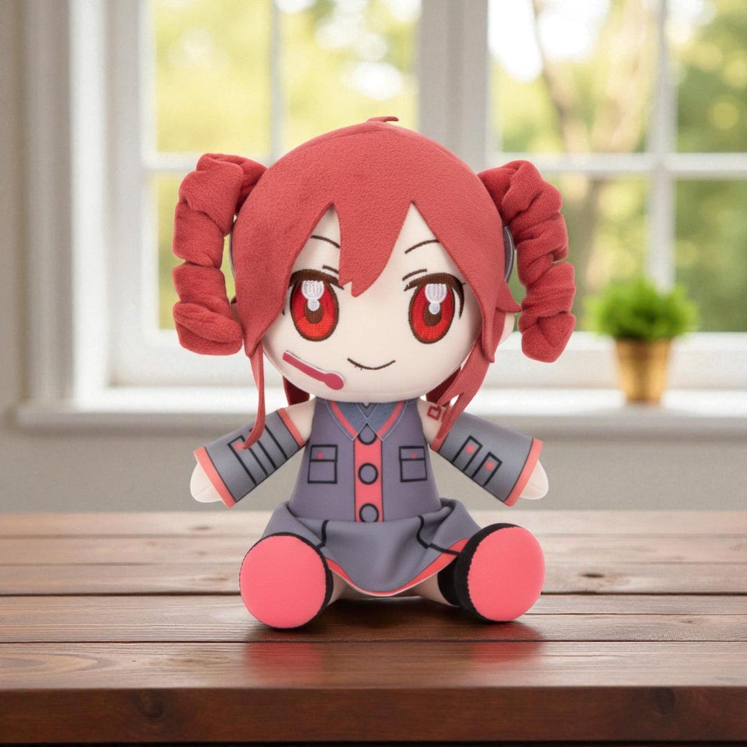 Teto Kasane Anime Plush Doll - Soft Stuffed Anime Toy, Cute Collectible ...