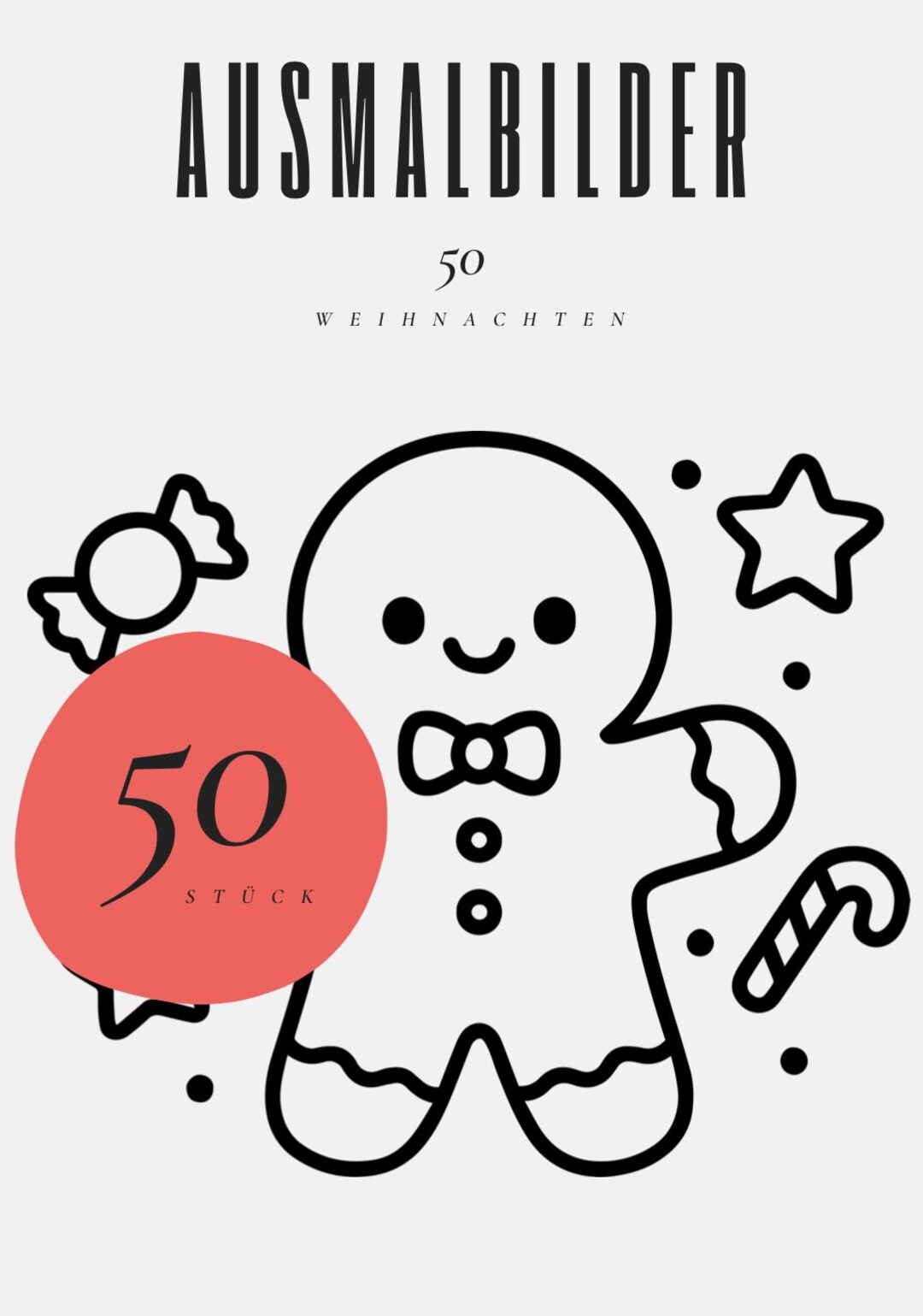 50 Winter Coloring Pages, Printable Christmas Pages for Kids and Adults ...