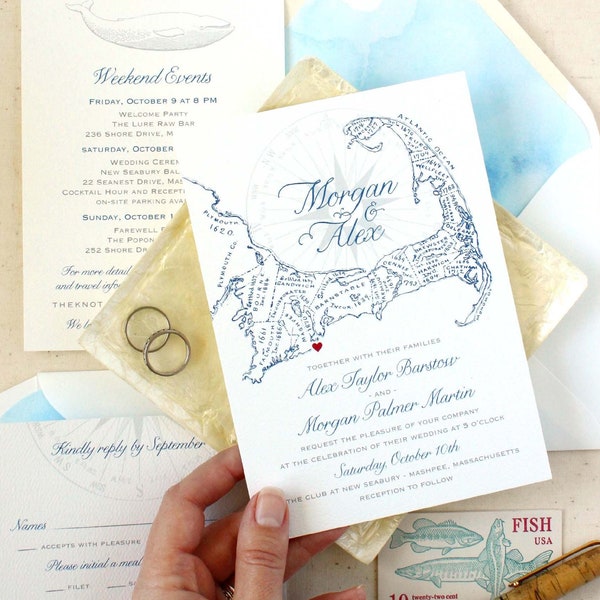 Wedding Invitations With Matching Save the Date - Etsy