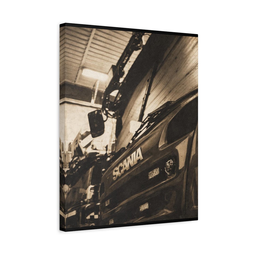 Vintage Scania Truck Canvas - Etsy