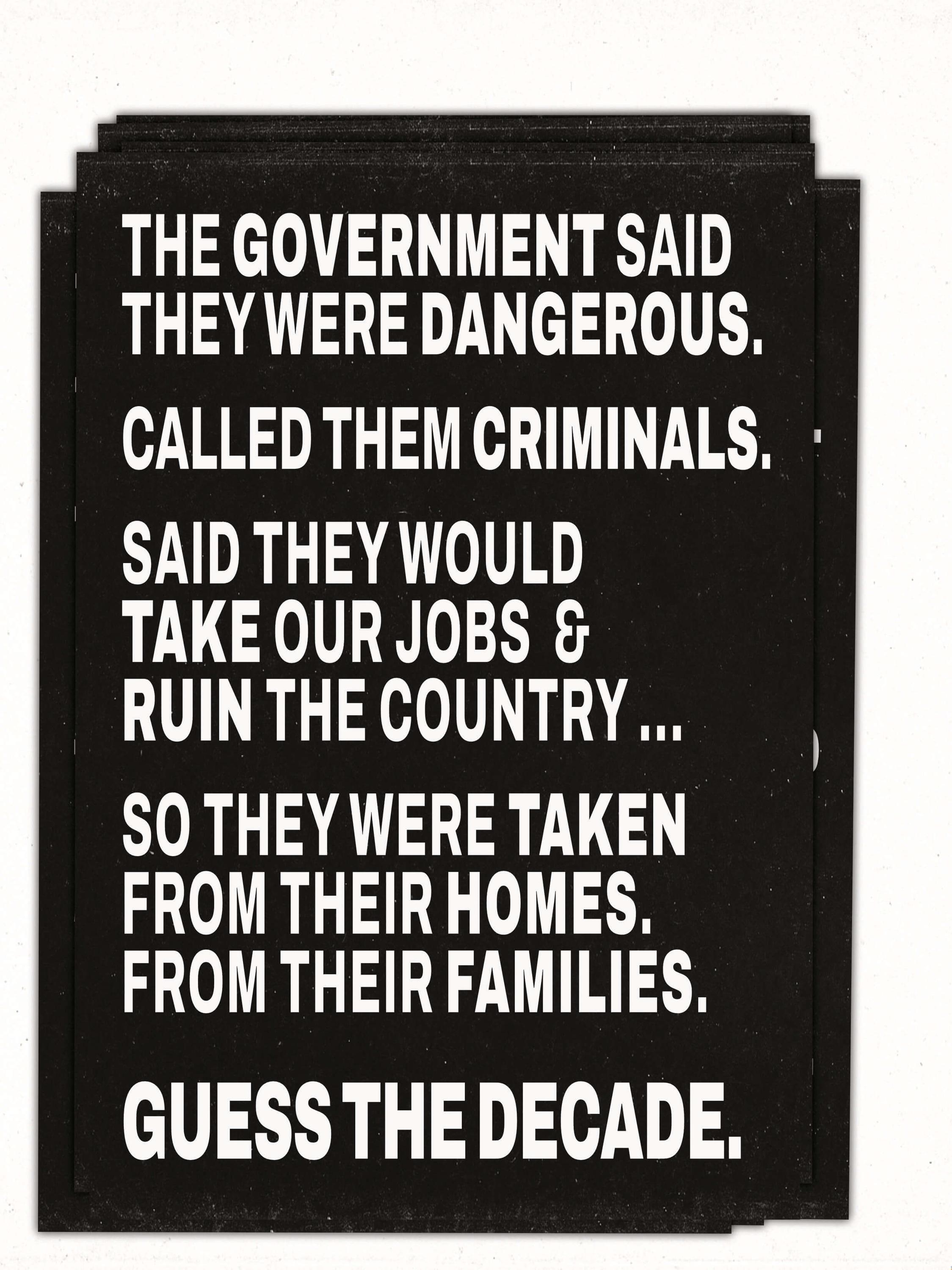 Guess the Decade Printable Protest Sign (digital Download) - Etsy