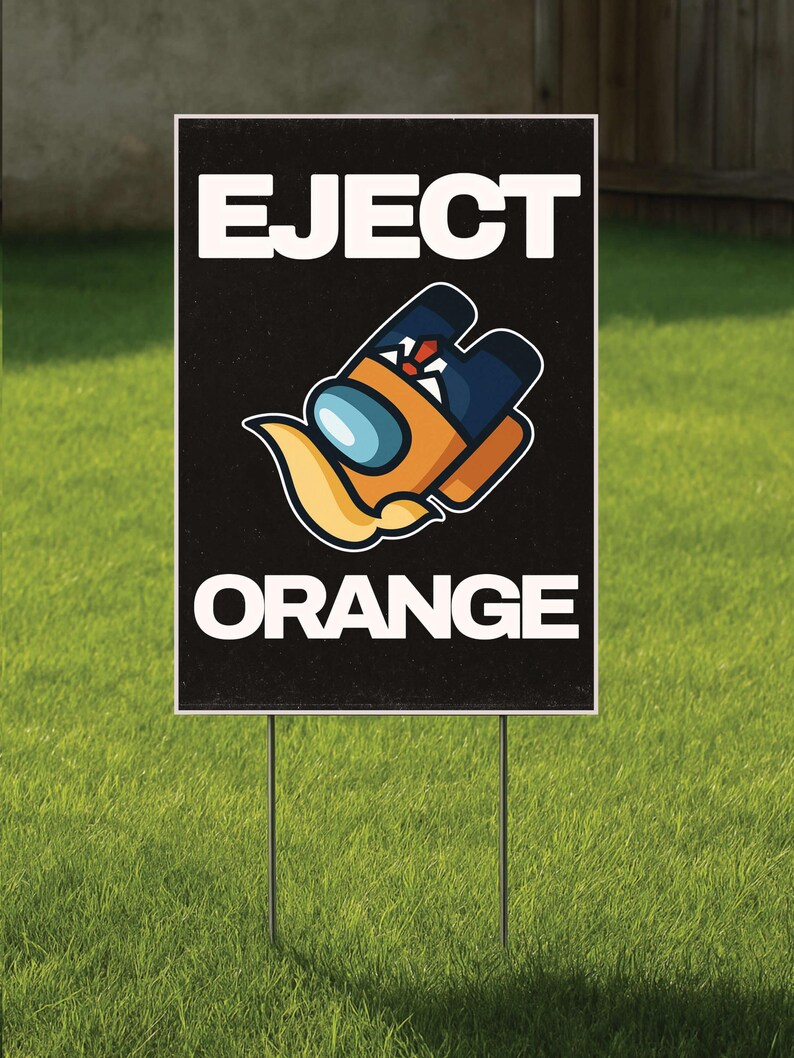 Eject Orange Printable Protest Sign (digital Download) - Etsy