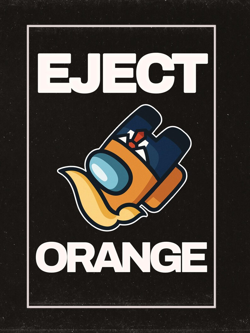 Eject Orange Printable Protest Sign (digital Download) - Etsy