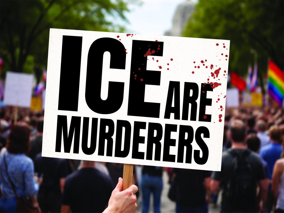 ICE Are Murderers Printable Protest Poster | Digital Download ...