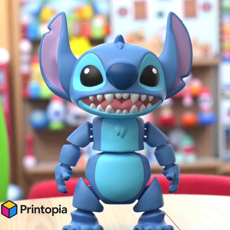Stitch 3mf File - Etsy