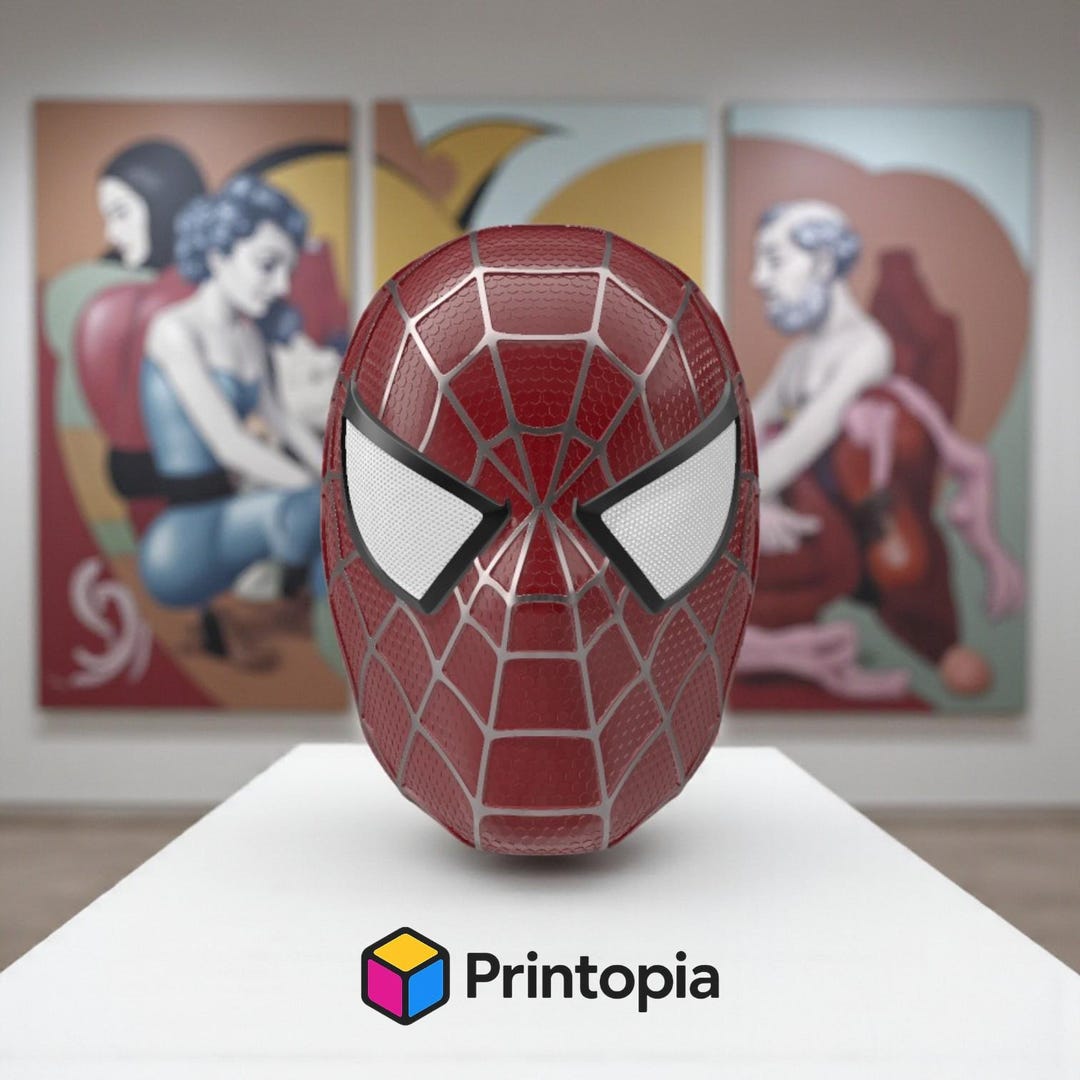 Spiderman 3D Mask STL Files - Cosplay Prop (digital File) - Etsy