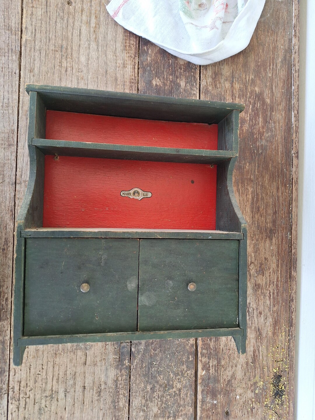 Vintage J.C. PENNY'S MARY LU Toy Doll Cupboard Antique Plaything ...