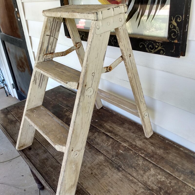 Antique Wood Ladder - Etsy