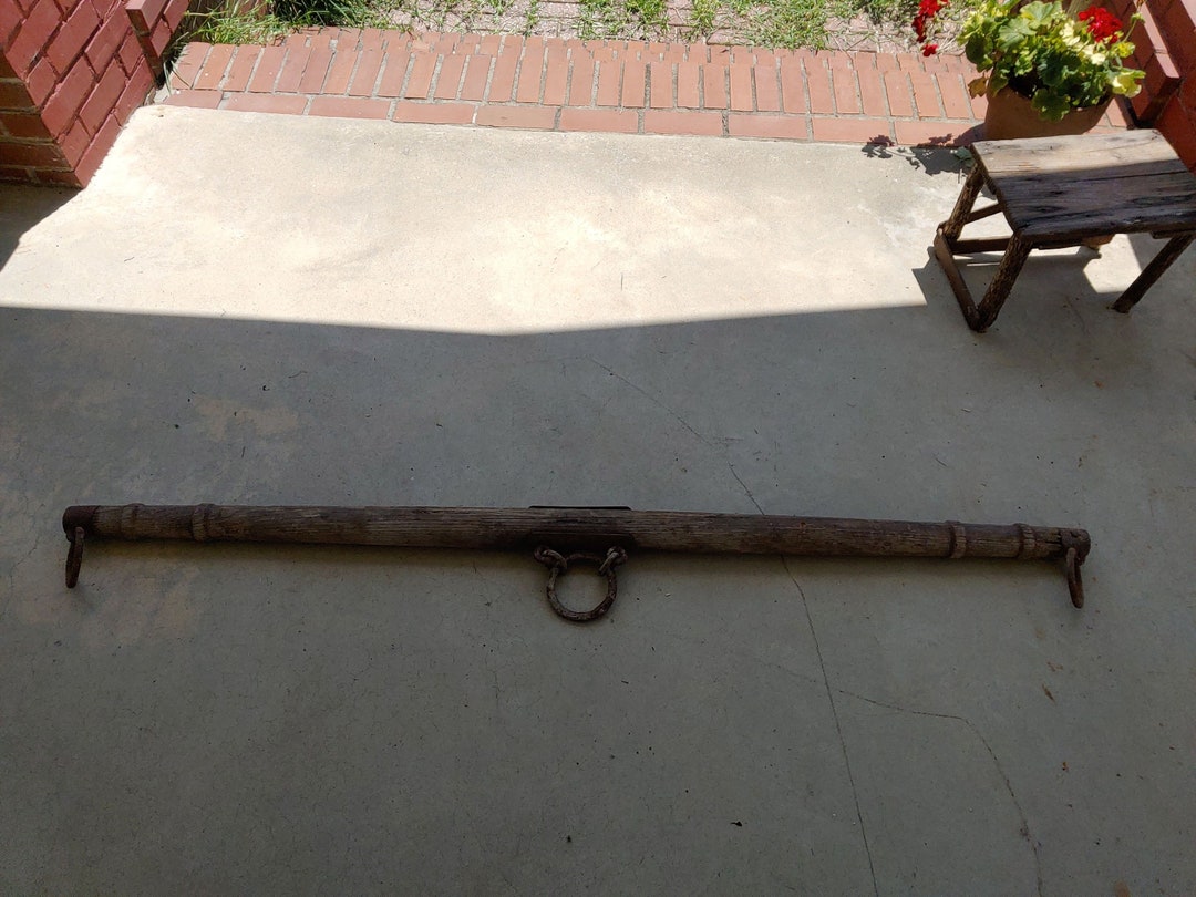 Large 66" Antique Single Tree Yoke Livestock Horse Farm Tool Farmhouse ...