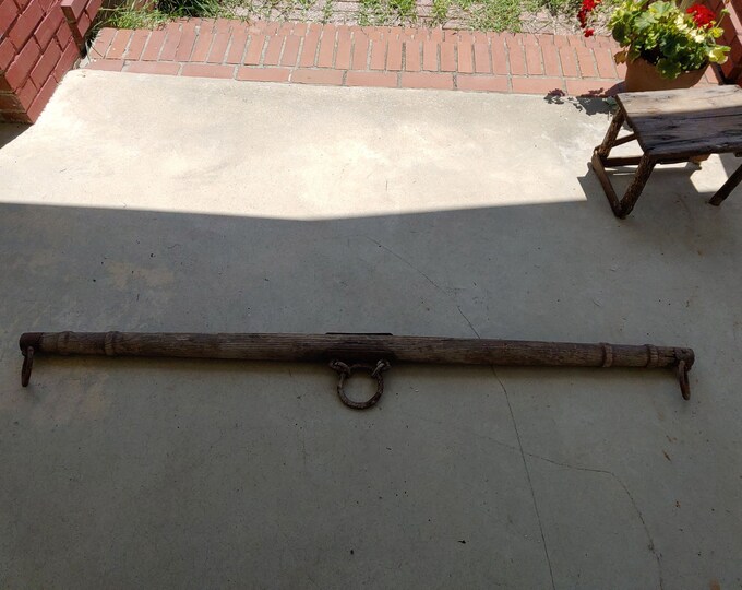 Large 66" Antique Single Tree Yoke Livestock Horse Farm Tool Farmhouse ...