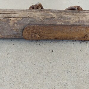 Large 66" Antique Single Tree Yoke Livestock Horse Farm Tool Farmhouse ...