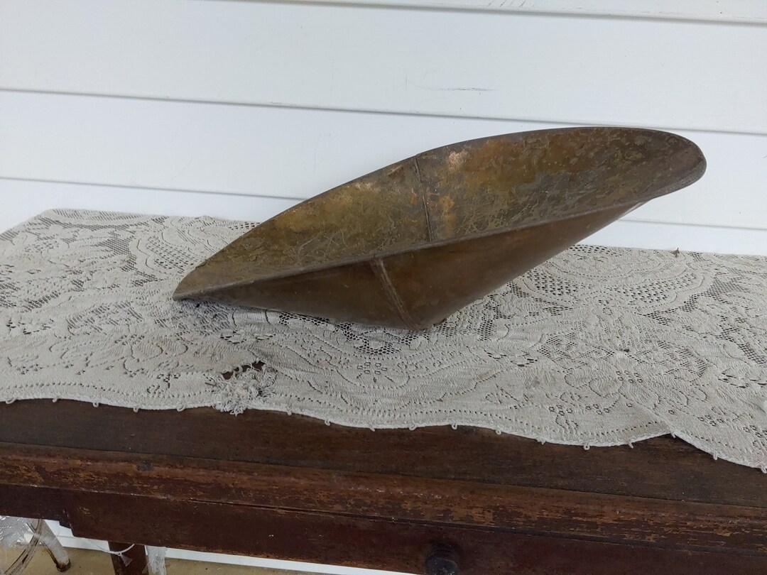 Brass Hanging Scale Weighing Pan Tray Antique Vintage Farmhouse Decor ...