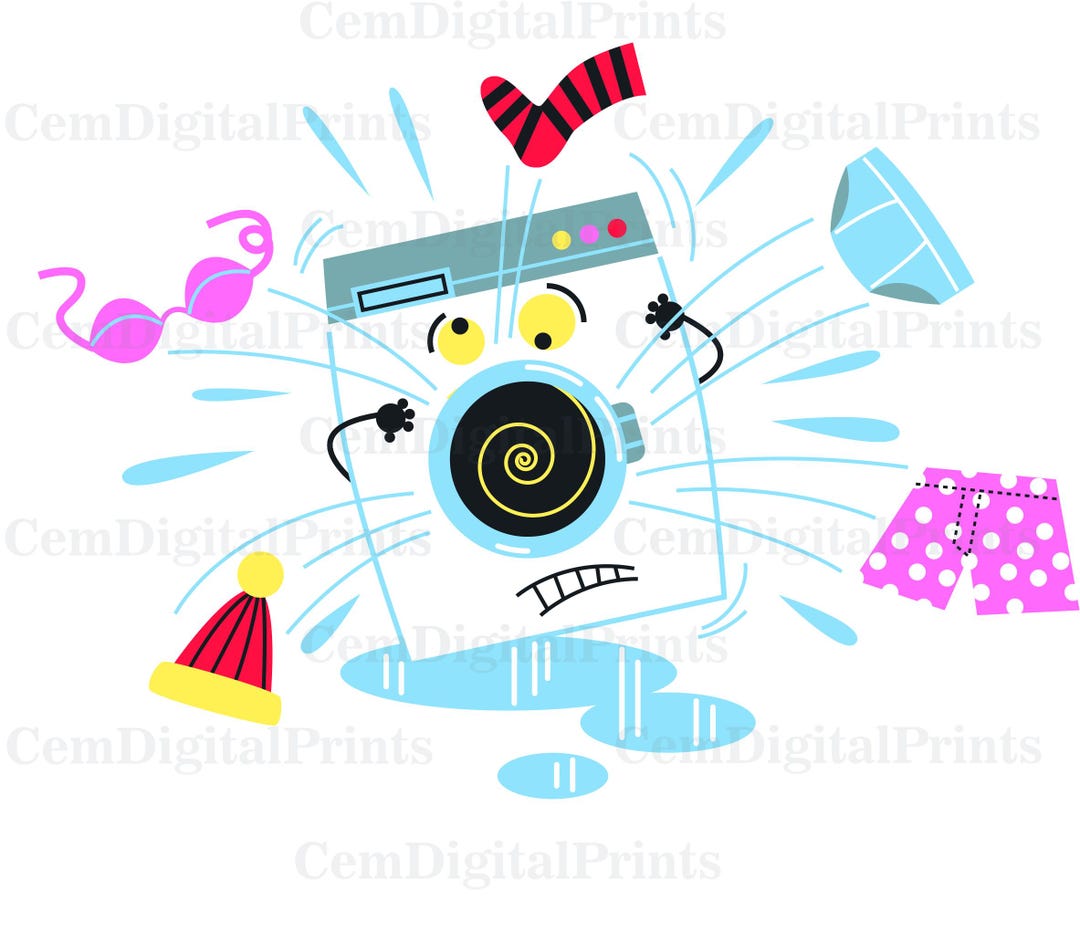 Crazy, Funny Washing Machine-digital Download | Printable Poster, T ...