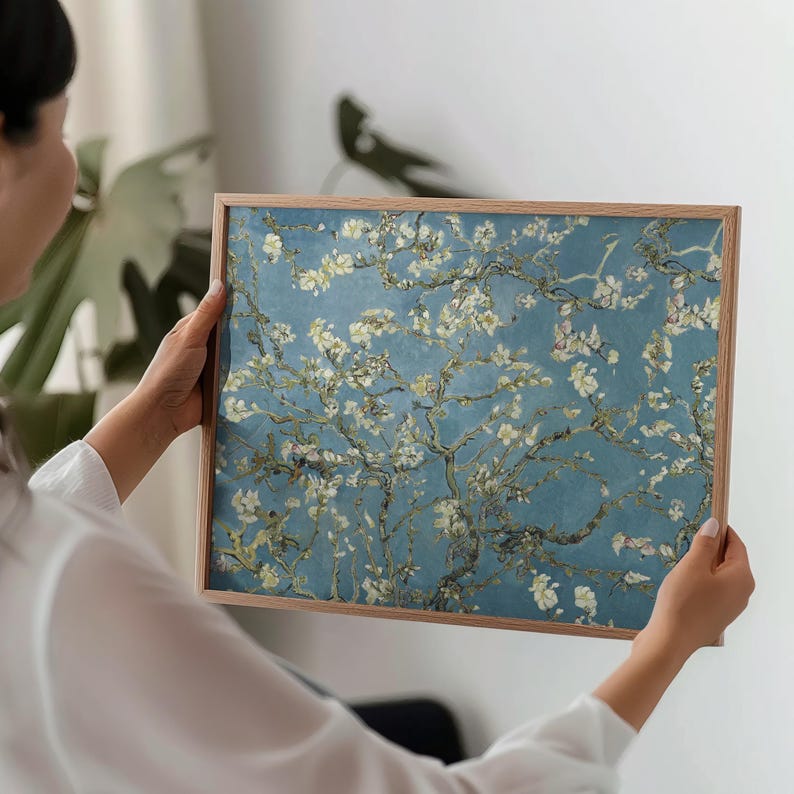 Frame Mockup: 4x5 Horizontal Frame for Wall Art Display, Woman Holding ...
