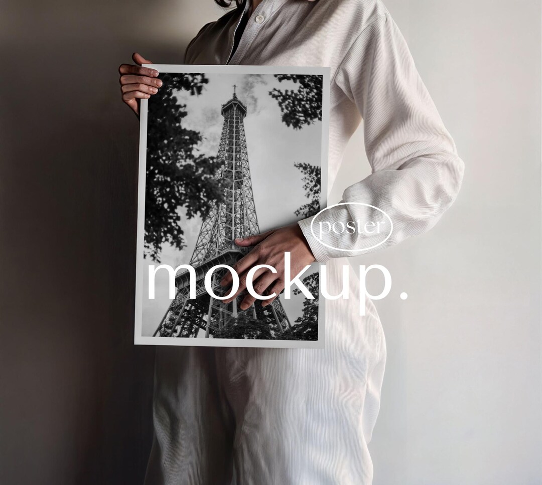 Poster Mockup: Person Holding 2x3 Ratio Art Print (PSD & JPG ...
