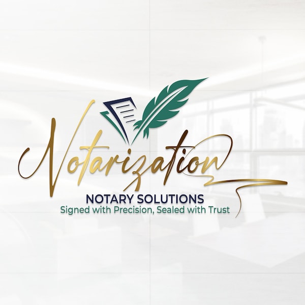 Notary Logo - Etsy