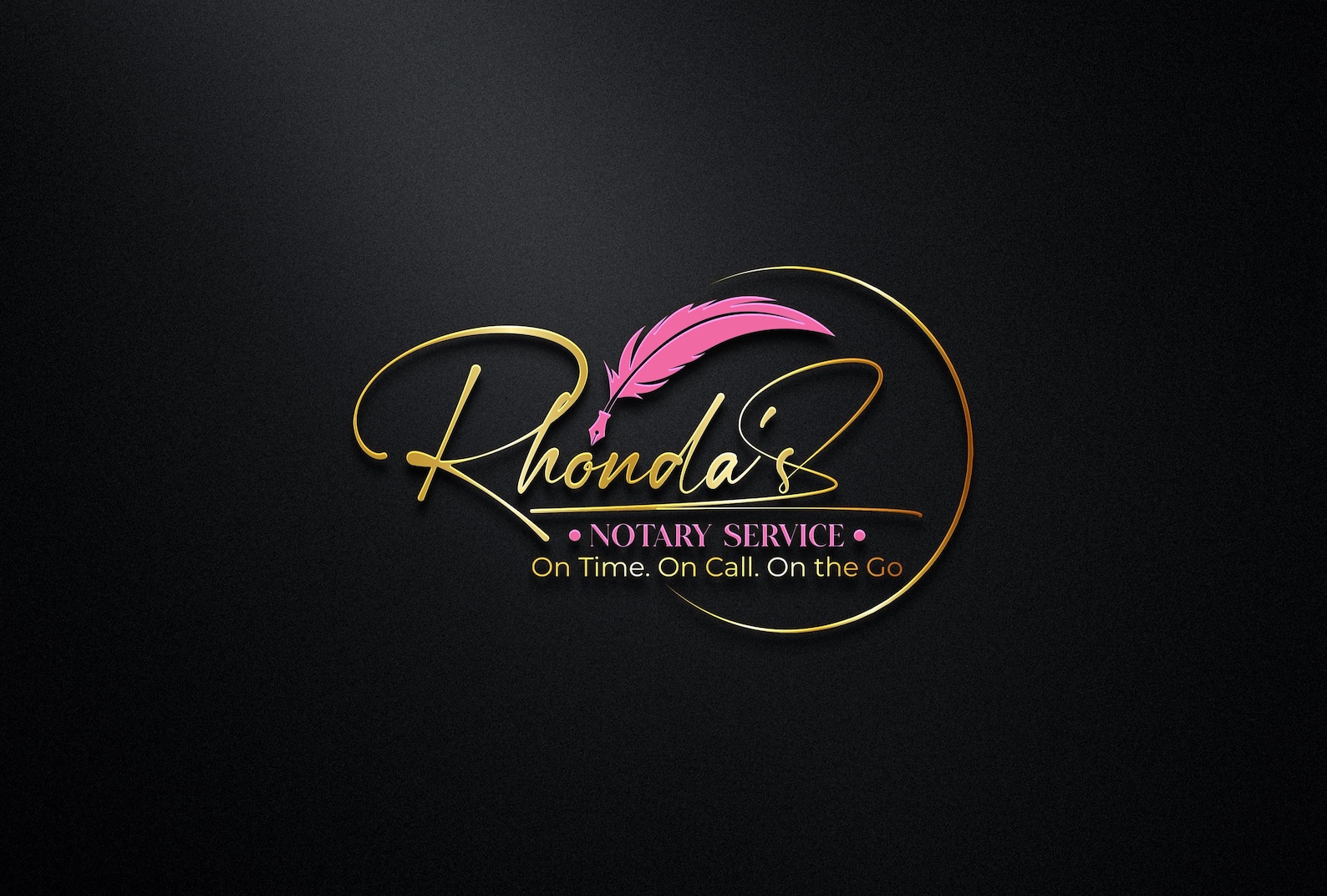 Custom Notary Logo | Elegant Signature Logo Design | Modern Notary Logo ...
