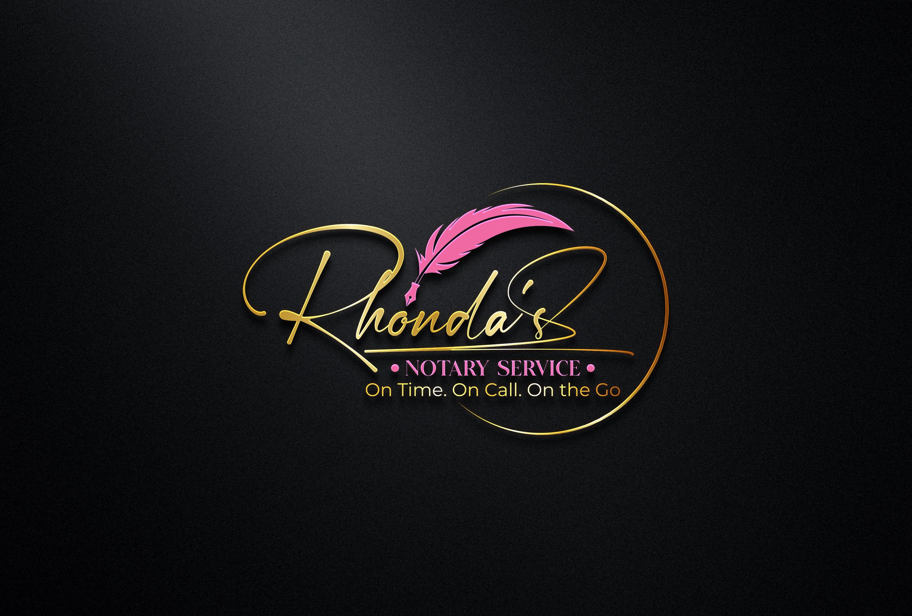 Custom Notary Logo | Elegant Signature Logo Design | Modern Notary Logo ...