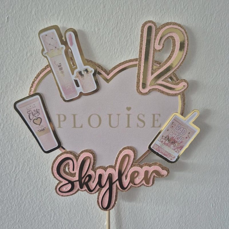 P Louise Cake Topper - Etsy UK