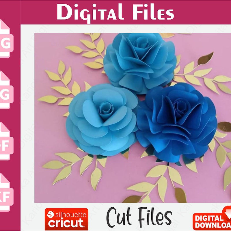 Popular Paper Flower Svg - Etsy