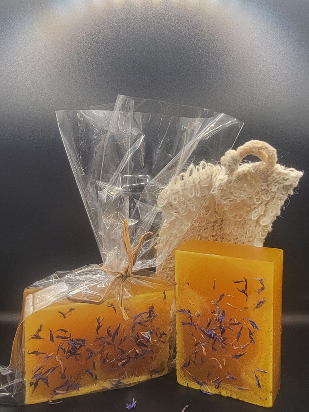 Turmeric Citrus Exfoliating Soap Bar With Exfoliating Pouch - Etsy