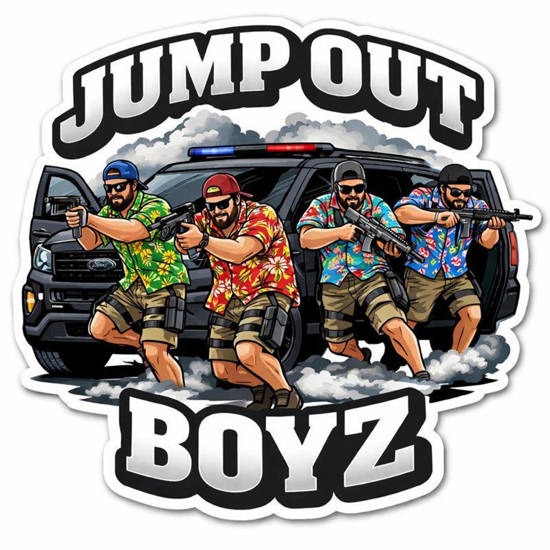 Jump Out Boyz Sticker - Etsy