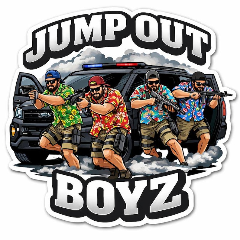 Jump Out Boyz Sticker - Etsy
