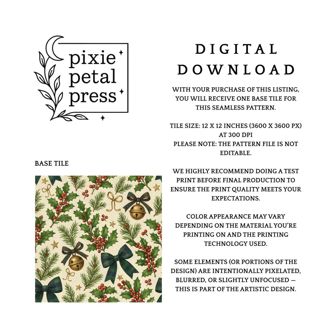 Heritage Plaid Traditional Christmas Seamless Pattern, Classic Tartan ...