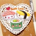 I Love Sushi Sticker Laptop Sticker Food Sticker Sushi | Etsy