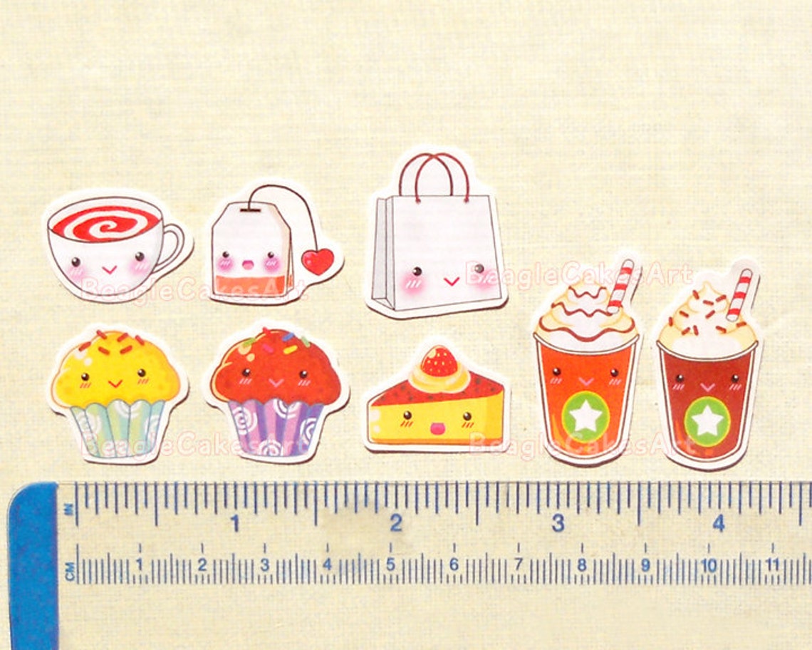 Tea Time Stickers Shopping Stickers Food Stickers Reminder | Etsy
