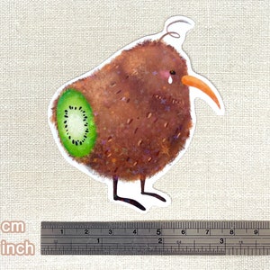 Kiwi Bird Sticker, Funny Sticker, Planner Stickers, Holographic Sticker ...