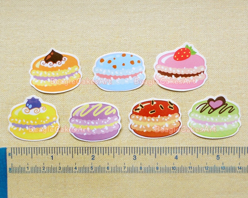 Macaron Stickers. Colorful Stickers. Planner Stickers. | Etsy
