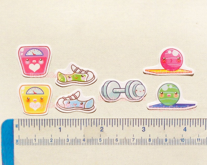 Workout Planner Stickers. Exercise Stickers. Life Planner | Etsy
