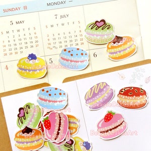 Macaron Stickers. Colorful Stickers. Planner Stickers. | Etsy