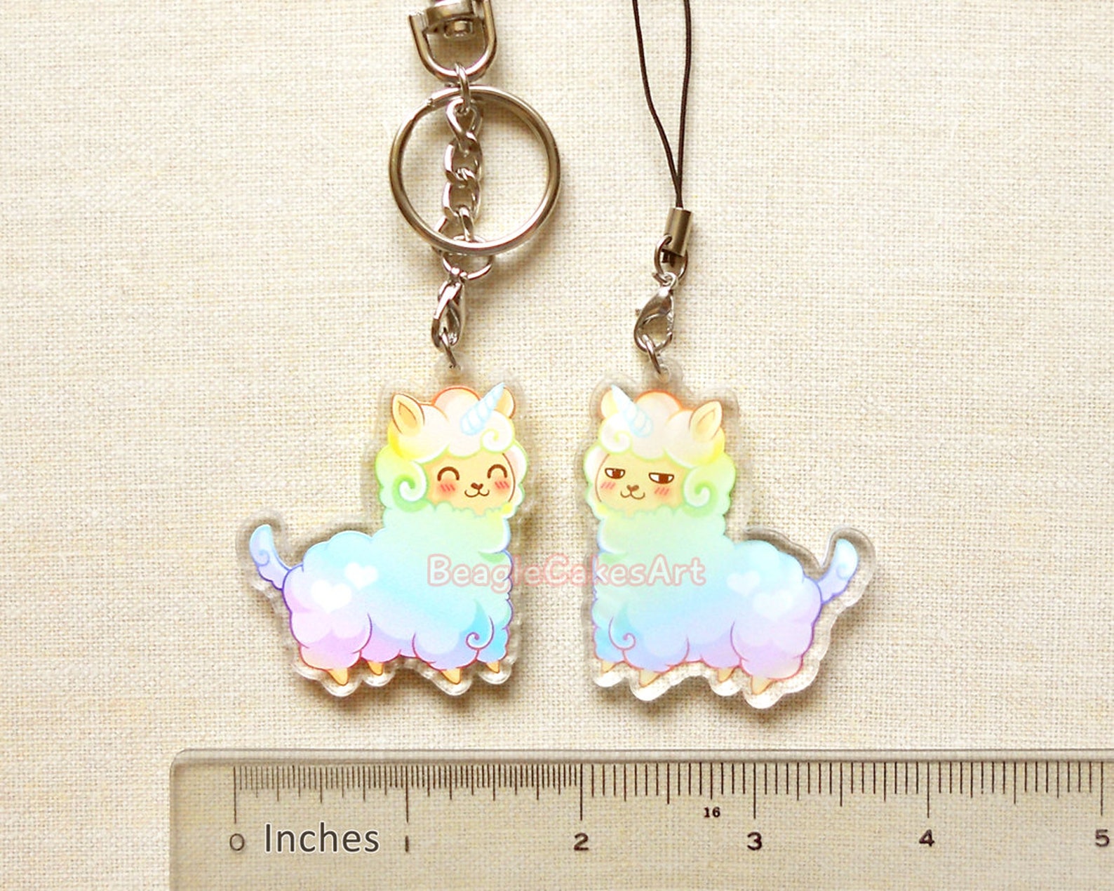 Alpaca Keychain Llama Keychain Alpacacorn Keychain Alpaca - Etsy