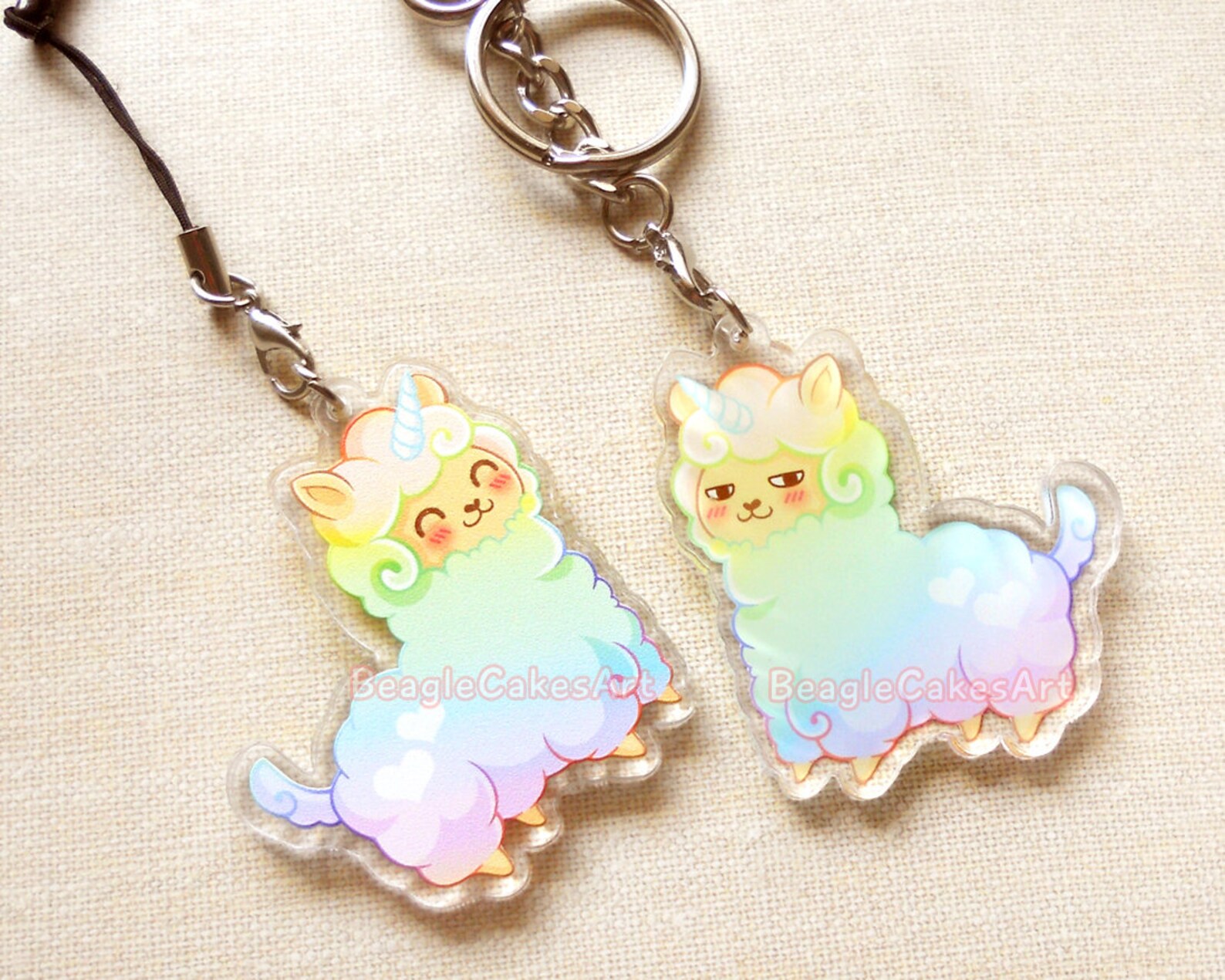 Alpaca Keychain Llama Keychain Alpacacorn Keychain Alpaca - Etsy