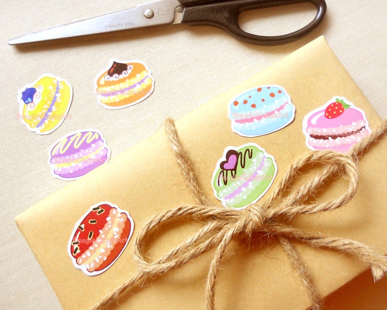 Macaron Stickers. Colorful Stickers. Planner Stickers. | Etsy