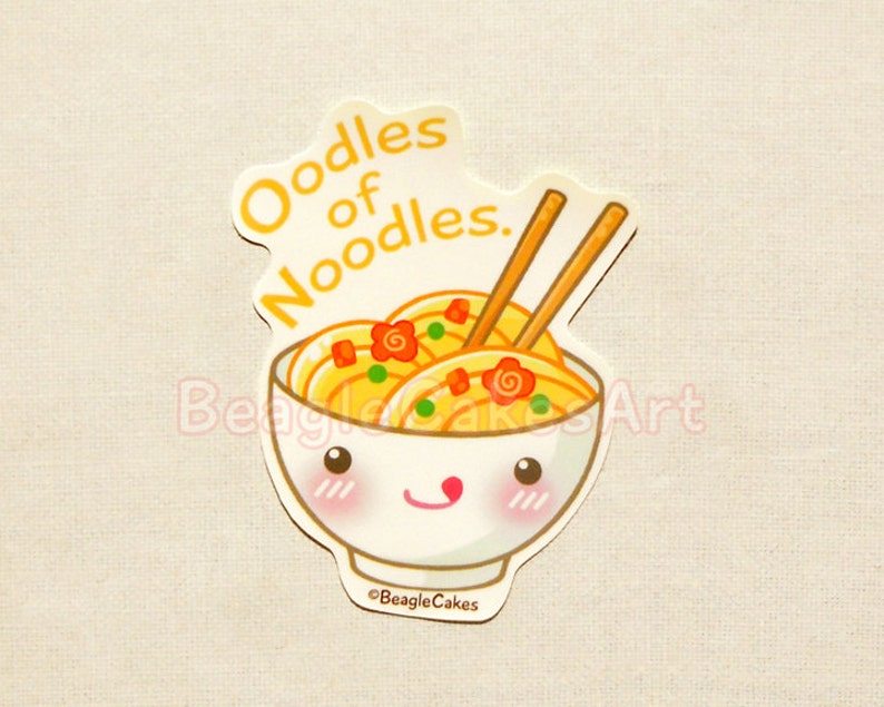 Noodle Sticker. Ramen Sticker. Laptop Sticker. Cute Sticker. | Etsy