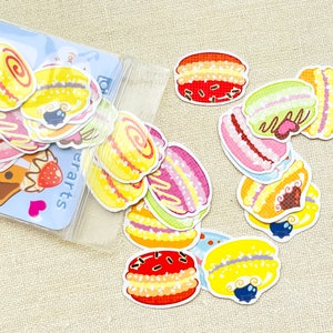 Macaron Stickers. Colorful Stickers. Planner Stickers. Waterbottle ...