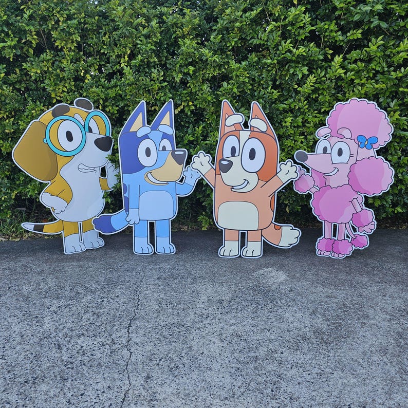 Bluey Character Cutout: Custom Party Standee Decor - Etsy Australia